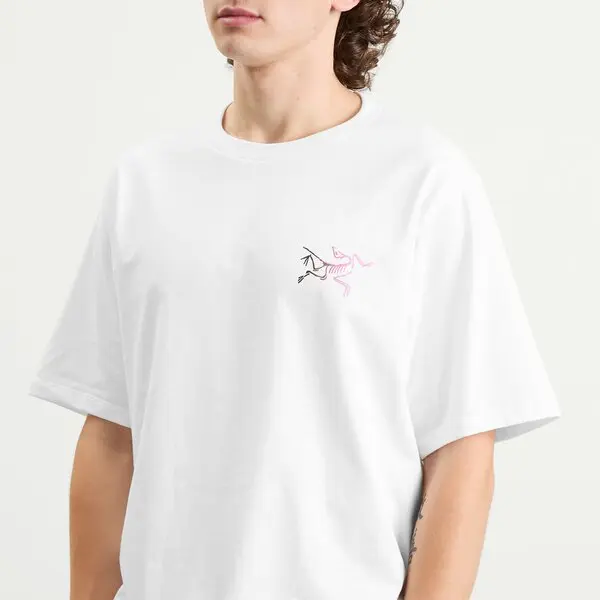 Arc'Teryx Kragg Cotton Logo T-Shirt - White Light/Soul | Editorialist
